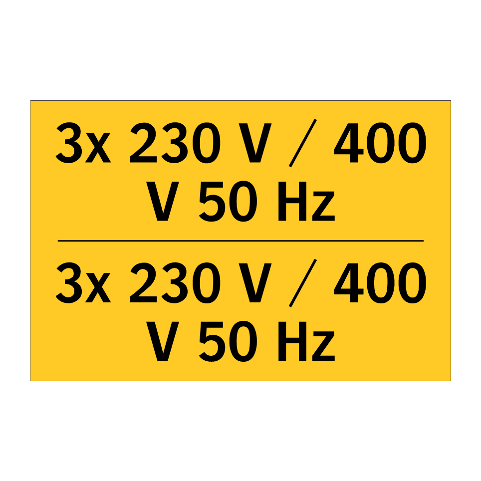 Koop 3x 230 V / 400 V 50 Hz bord | SignOnline | NL-W2353