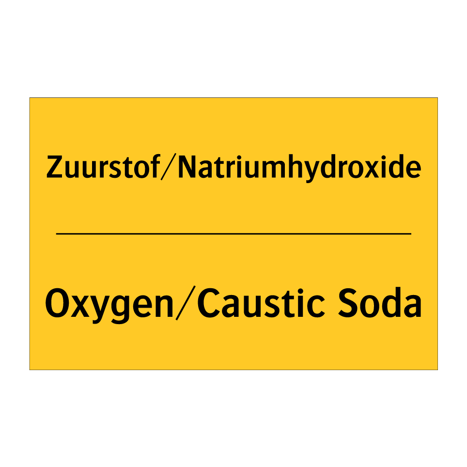 Koop Zuurstof/Natriumhydroxide - Oxygen/Caustic Soda bord | SignOnline ...