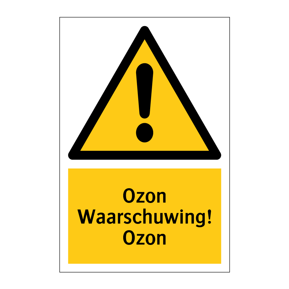 Koop Ozon Waarschuwing! Ozon bord | SignOnline | NL-W6126