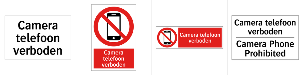 Verbod op Camera's Borden Kopen - SignOnline.nl