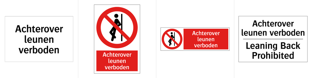 Verbod op Klimmen Borden Kopen - SignOnline.nl