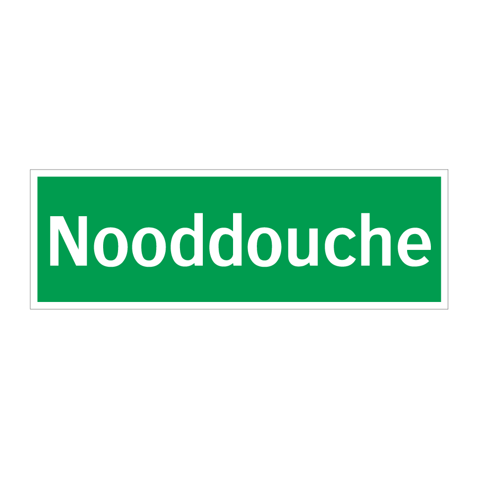 Koop Nooddouche bord | SignOnline | NL-E189