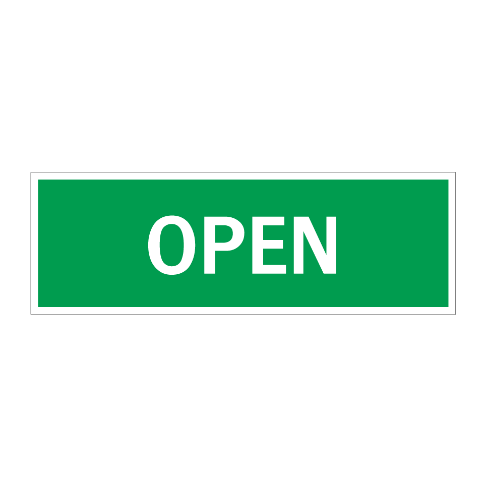 Koop OPEN bord | SignOnline | NL-E306