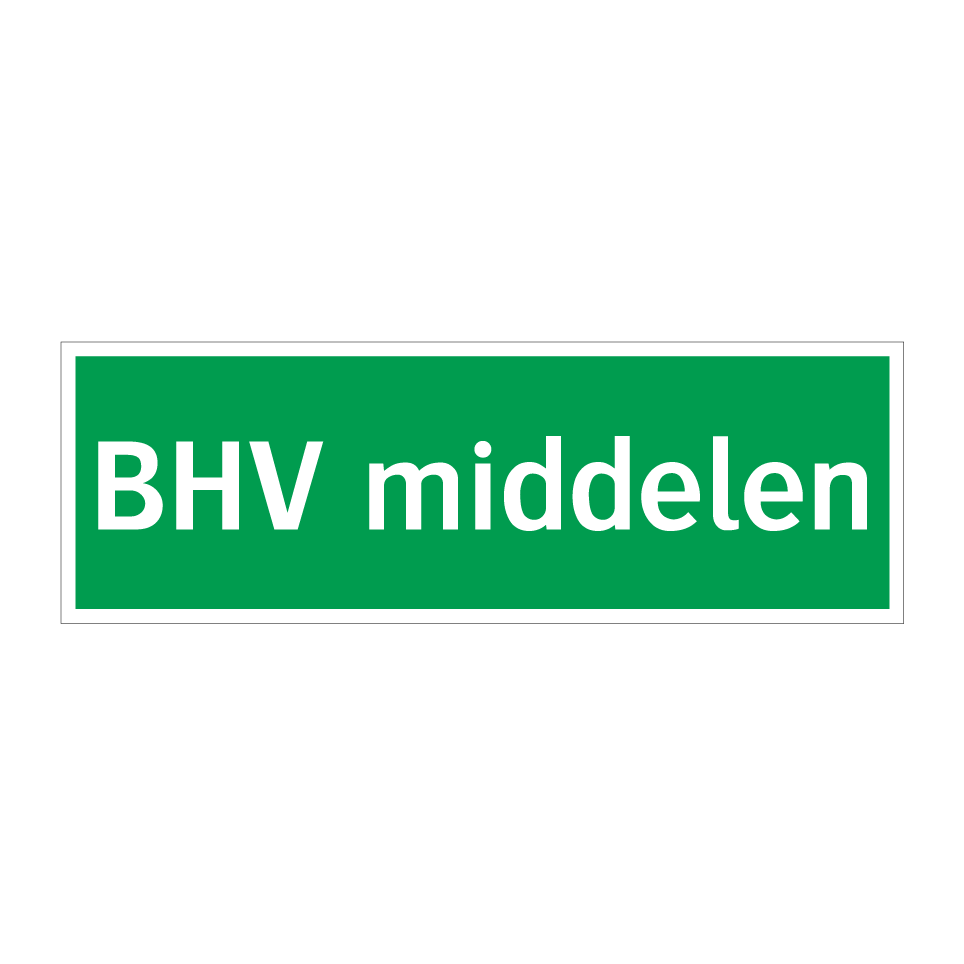 Koop BHV middelen bord | SignOnline | NL-E38