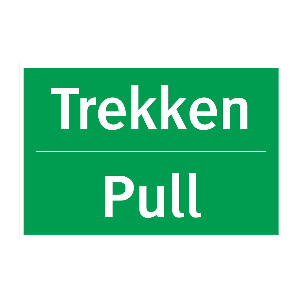 Koop Trekken - Pull bord | SignOnline | NL-E747