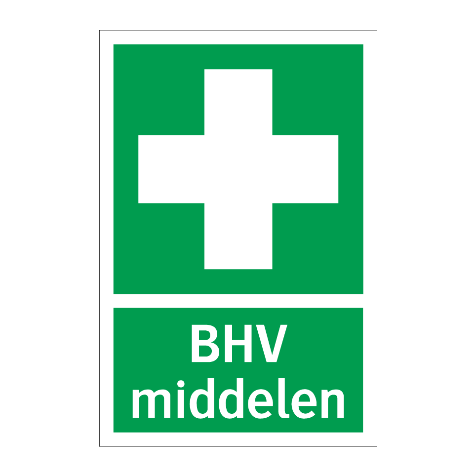 Koop BHV middelen bord | SignOnline | NL-E831