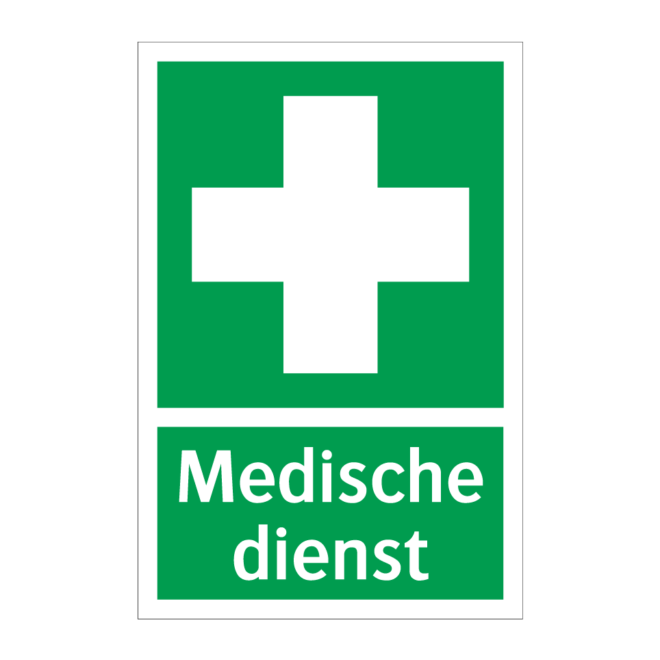 Koop Medische dienst bord | SignOnline | NL-E961