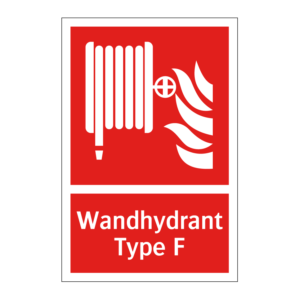 Koop Wandhydrant Type F bord | SignOnline | NL-F1460