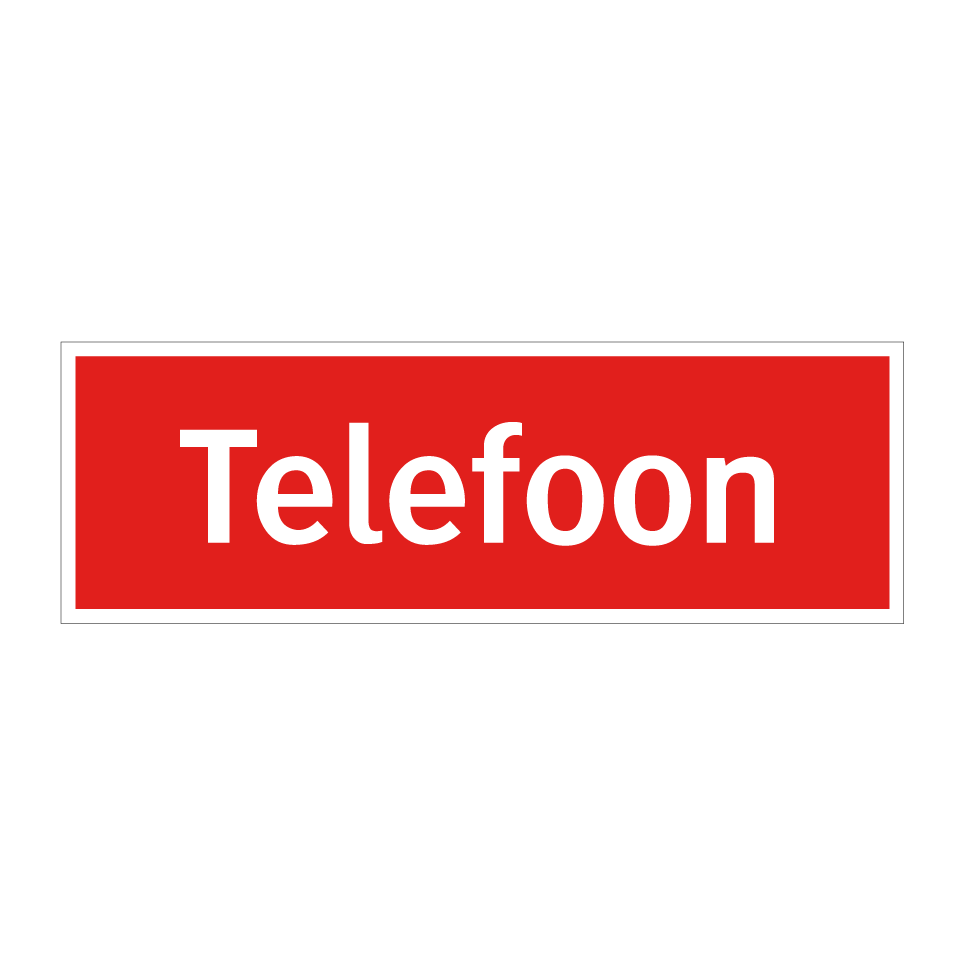 Koop Telefoon bord | SignOnline | NL-F174