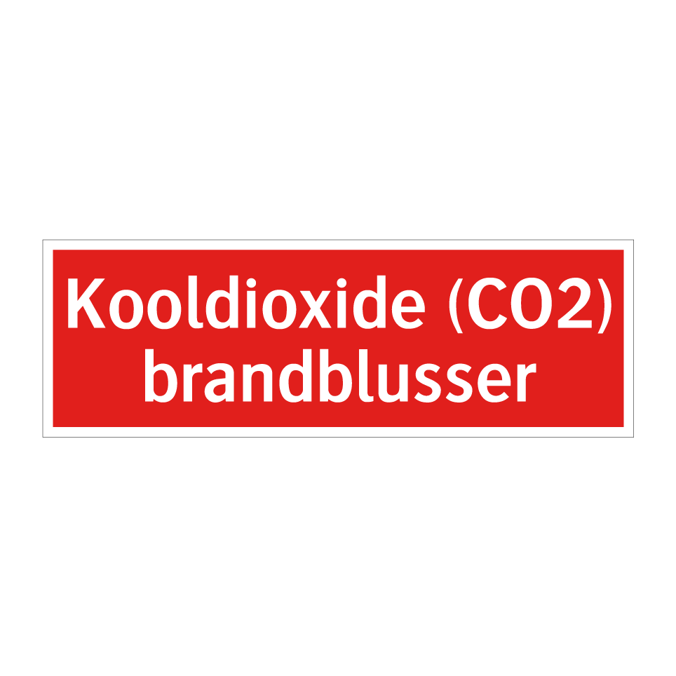 Koop Kooldioxide (CO2) brandblusser bord | SignOnline | NL-F400