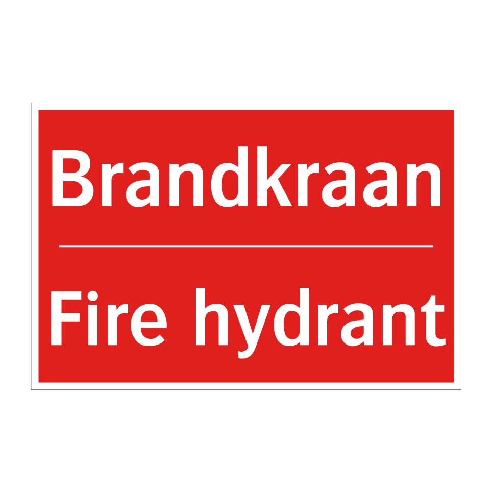 Koop Brandkraan - Fire hydrant bord | SignOnline | NL-F700