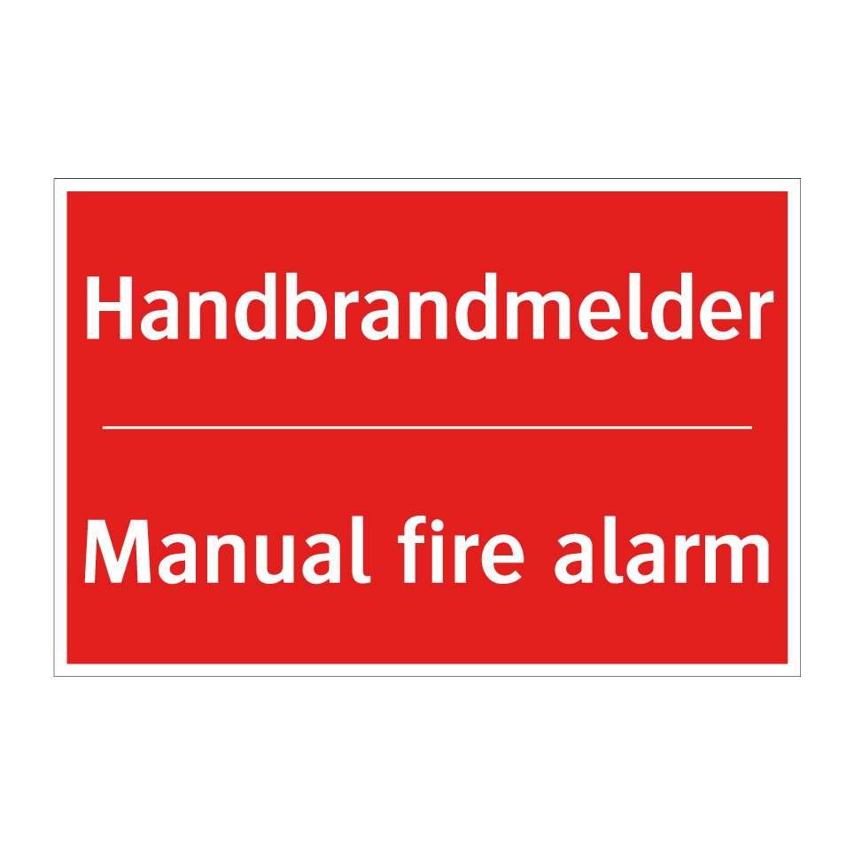 Koop Handbrandmelder - Manual fire alarm bord | SignOnline | NL-F750