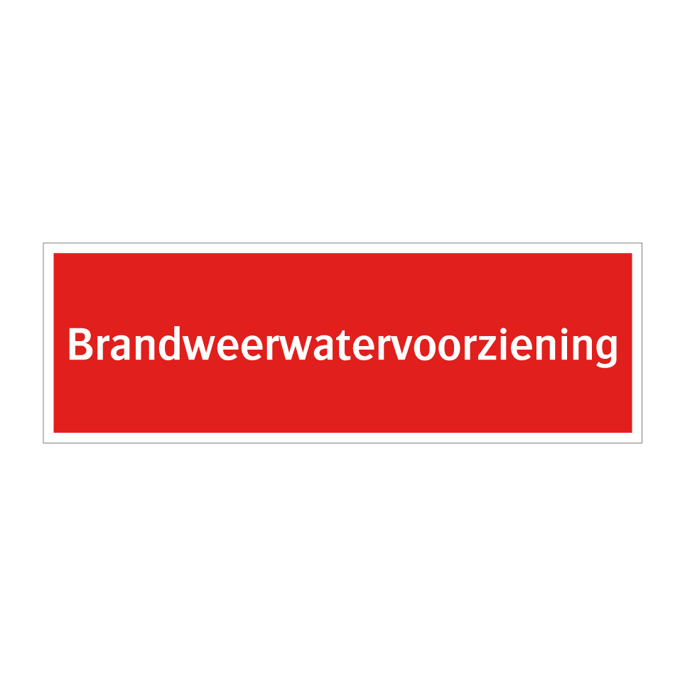 Koop Brandweerwatervoorziening bord | SignOnline | NL-F87