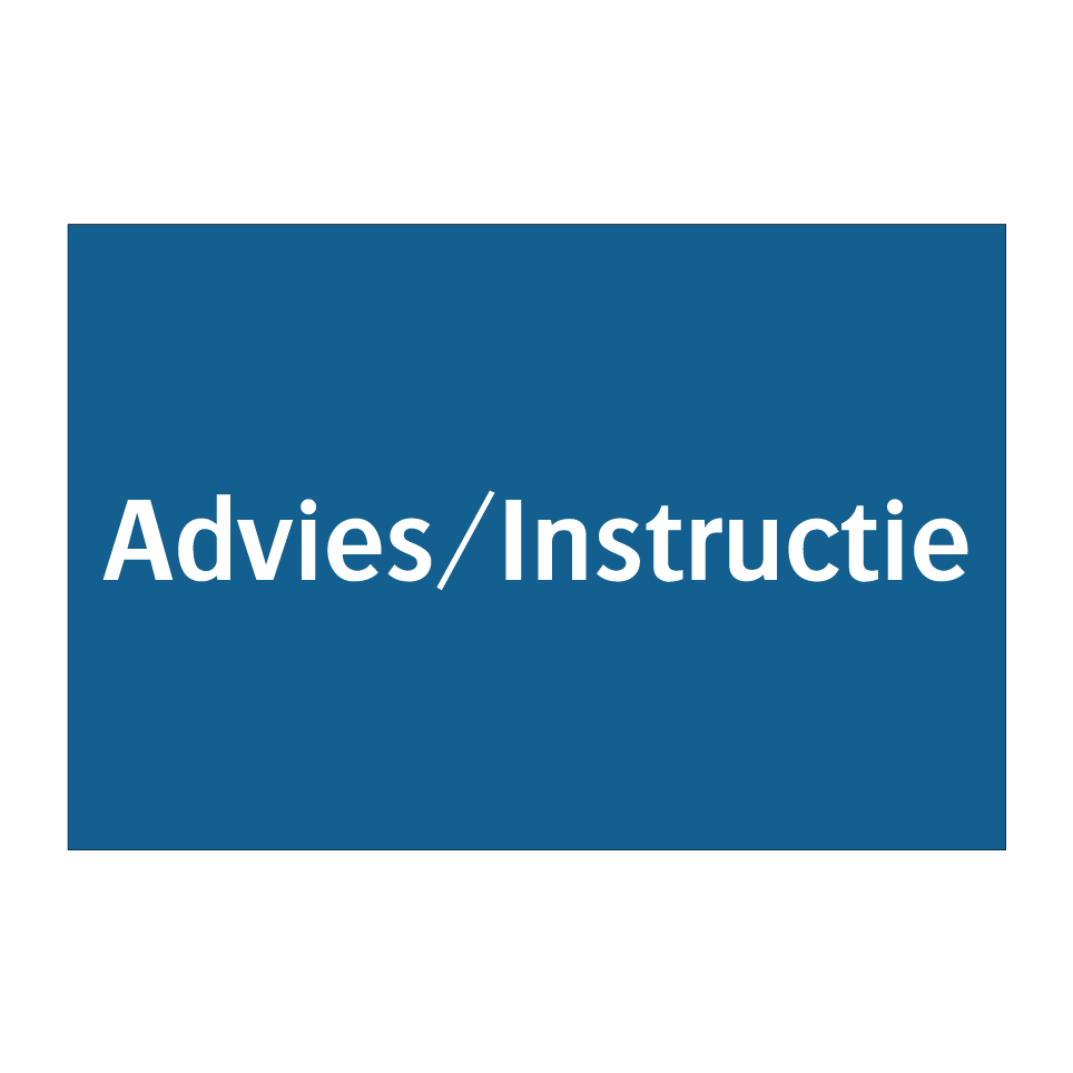 Koop Advies/Instructie bord | SignOnline | NL-M12