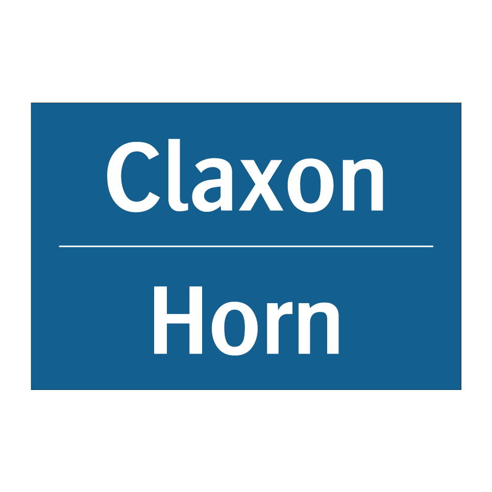 Koop Claxon - Horn bord | SignOnline | NL-M1245