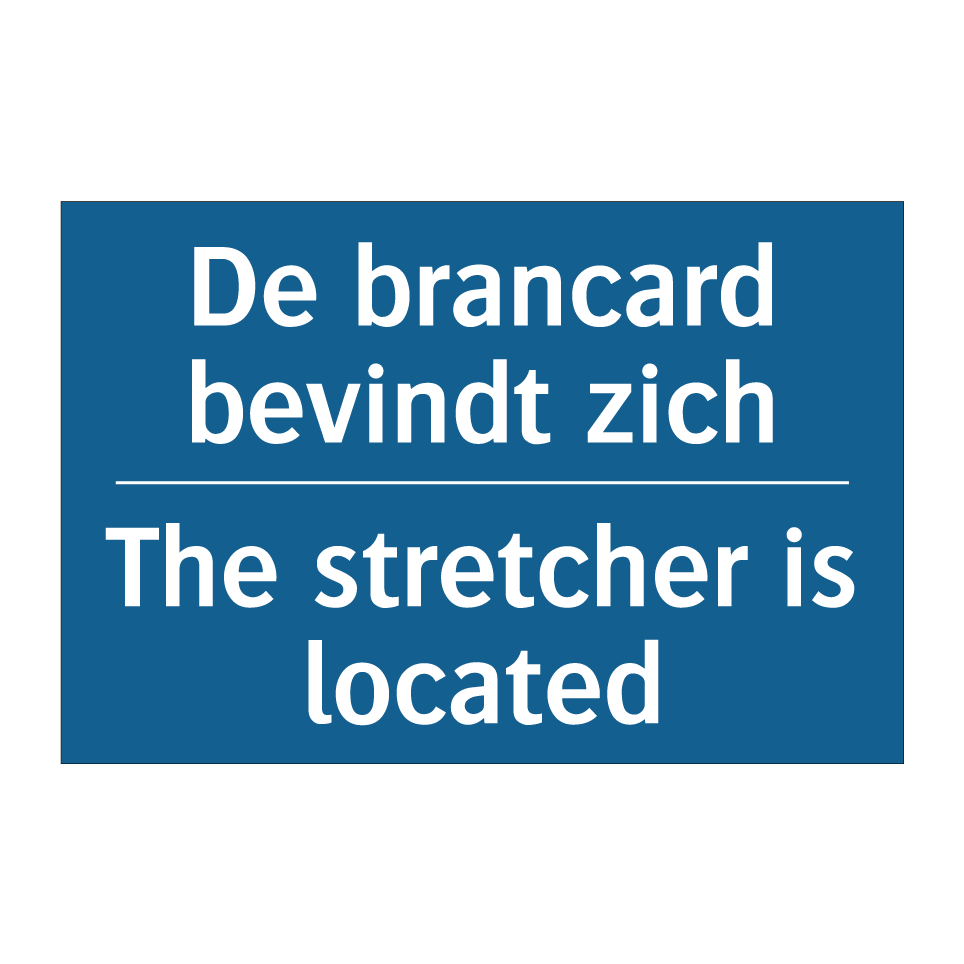 Koop De brancard bevindt zich - The stretcher is located bord ...