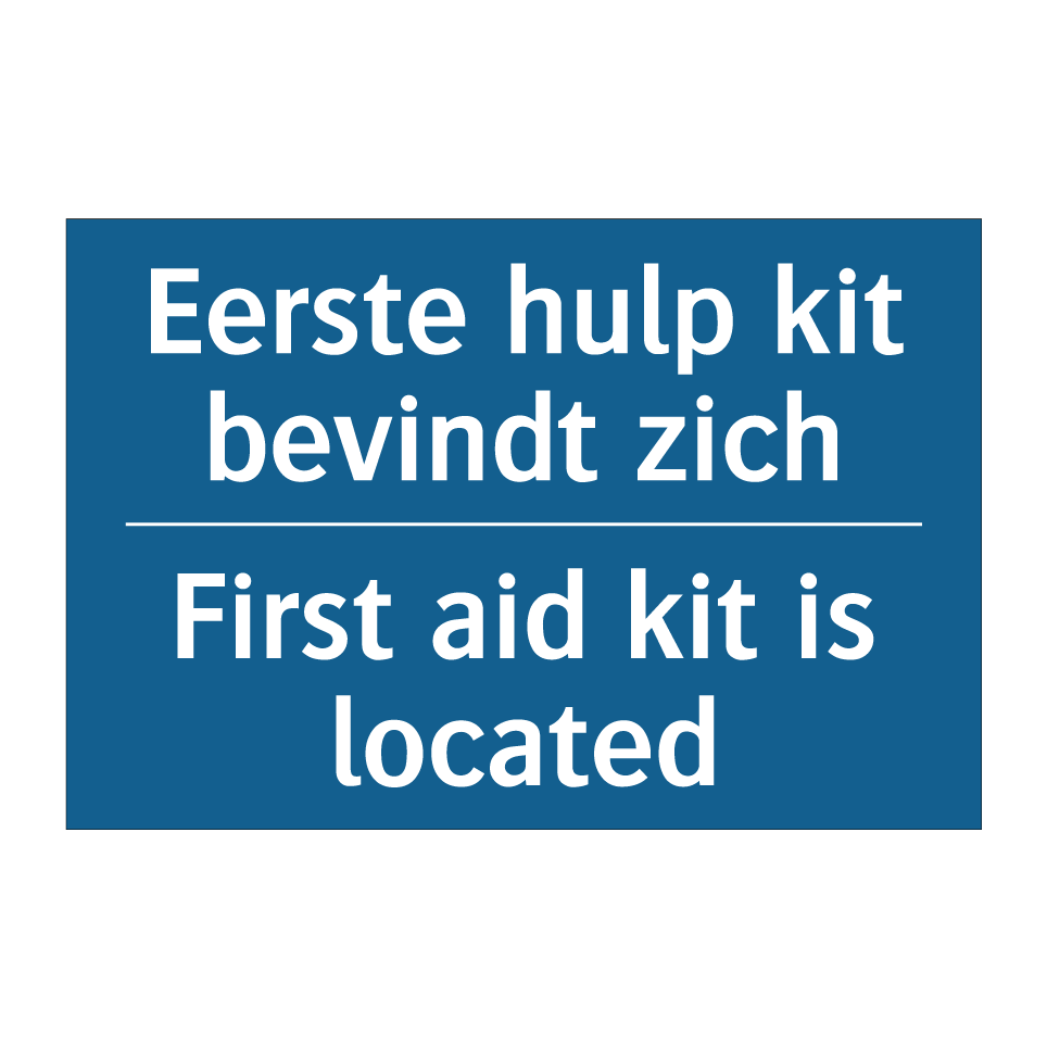 Koop Eerste hulp kit bevindt zich - First aid kit is located bord ...