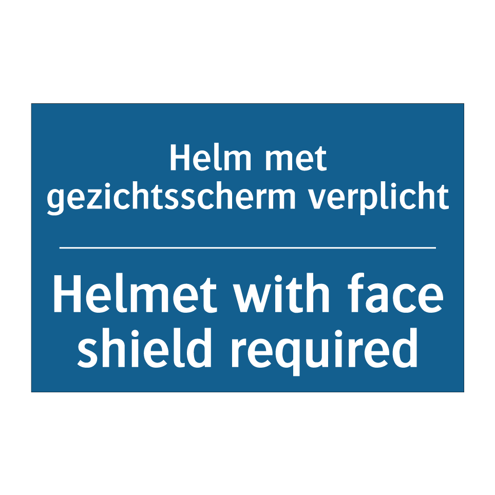 Koop Helm met gezichtsscherm verplicht /.../ - Helmet with face shield ...