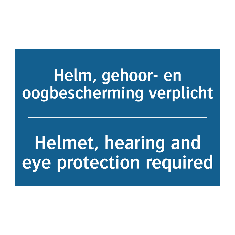 Koop Helm, gehoor- en oogbescherming /.../ - Helmet, hearing and eye ...