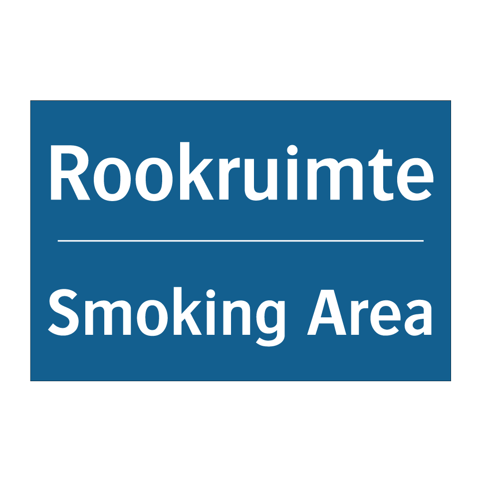 Koop Rookruimte - Smoking Area bord | SignOnline | NL-M1944