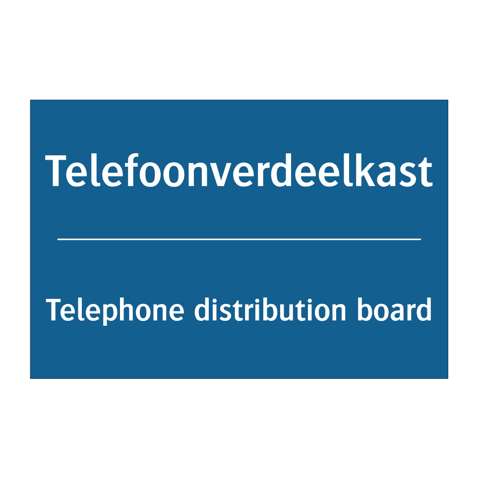 Koop Telefoonverdeelkast - Telephone distribution board bord ...