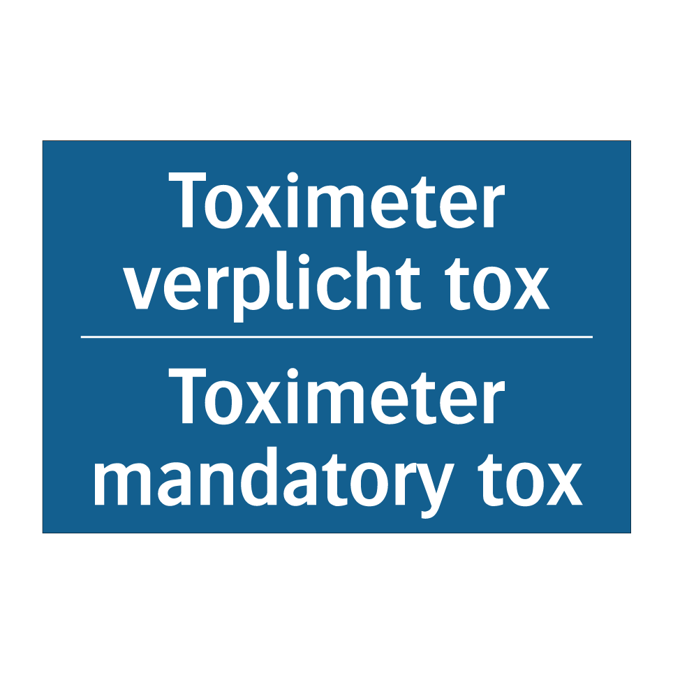 Koop Toximeter verplicht tox - Toximeter mandatory tox bord ...