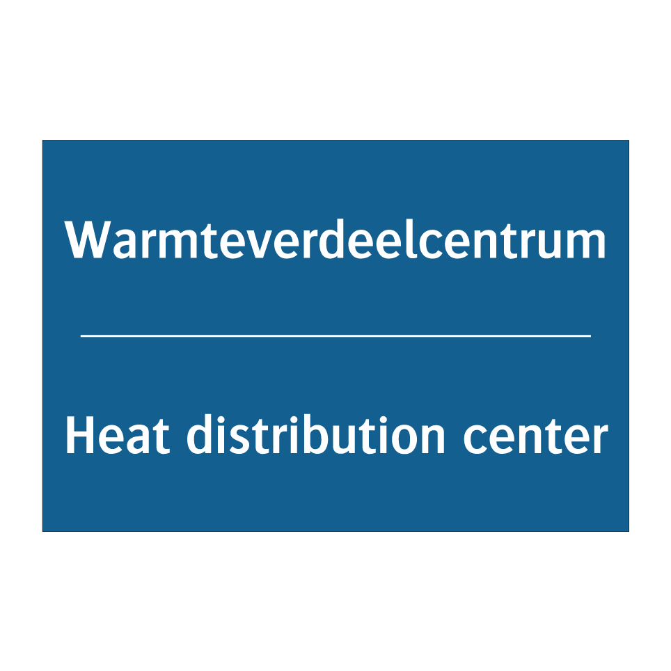 Koop Warmteverdeelcentrum - Heat distribution center bord | SignOnline ...