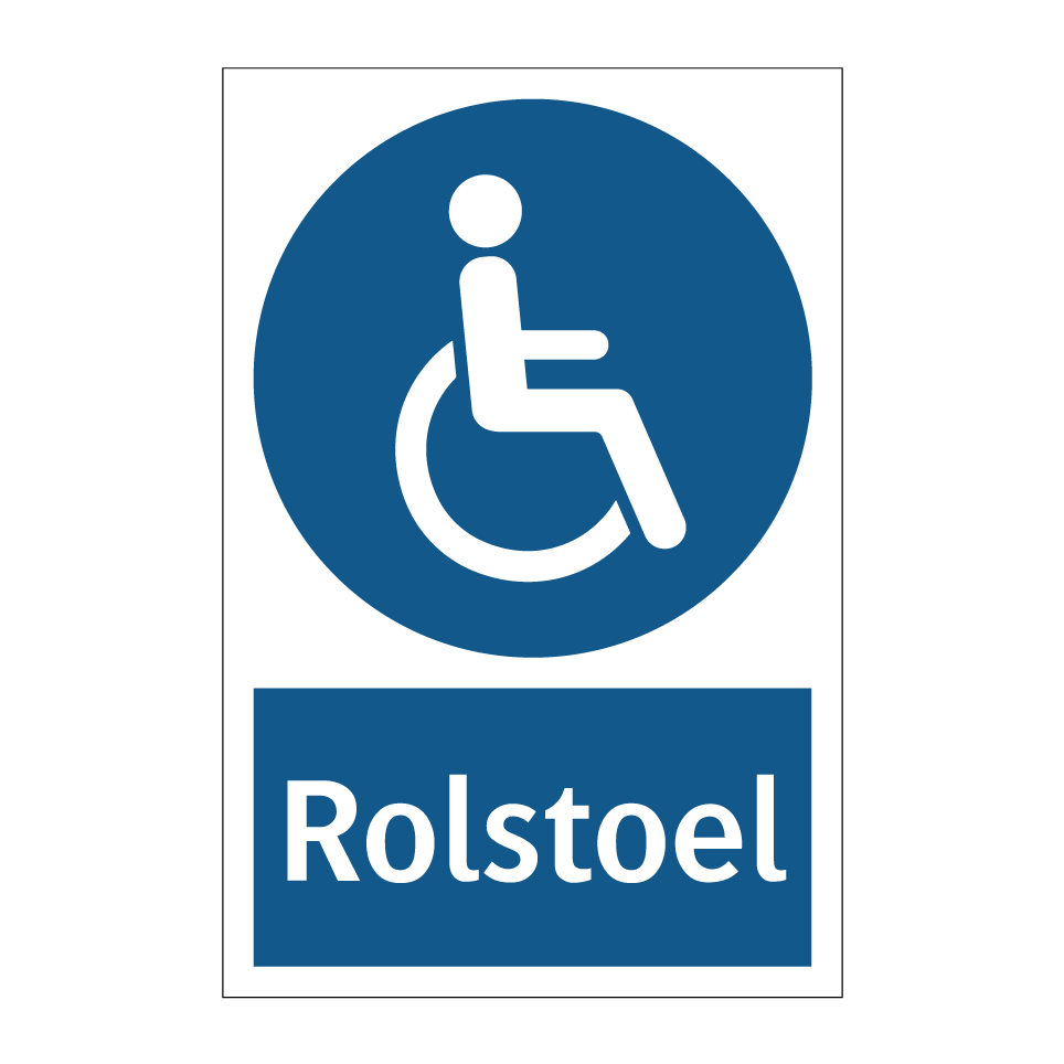 Koop Rolstoel bord | SignOnline | NL-M2245