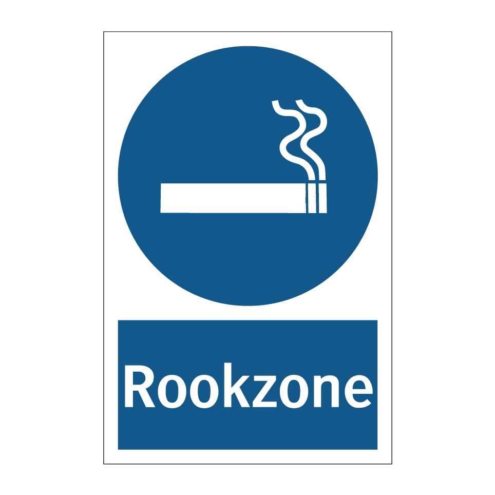 Koop Rookzone bord | SignOnline | NL-M2248
