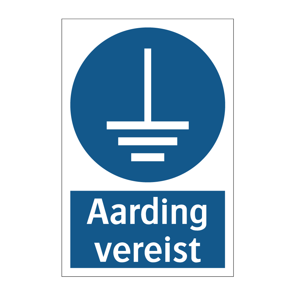 Koop Aarding vereist bord | SignOnline | NL-M2264
