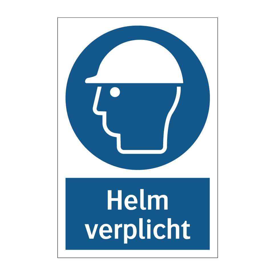Koop Helm verplicht bord | SignOnline | NL-M2377