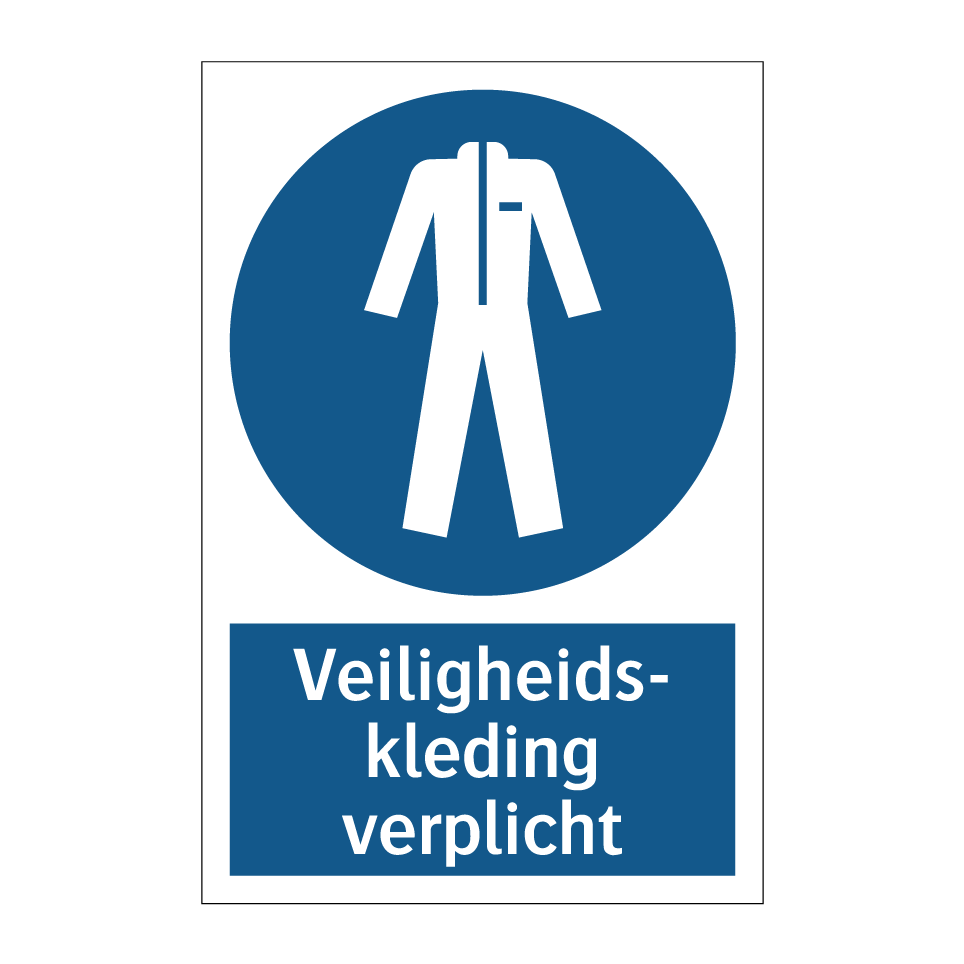 Koop Veiligheids- kleding verplicht bord | SignOnline | NL-M2681