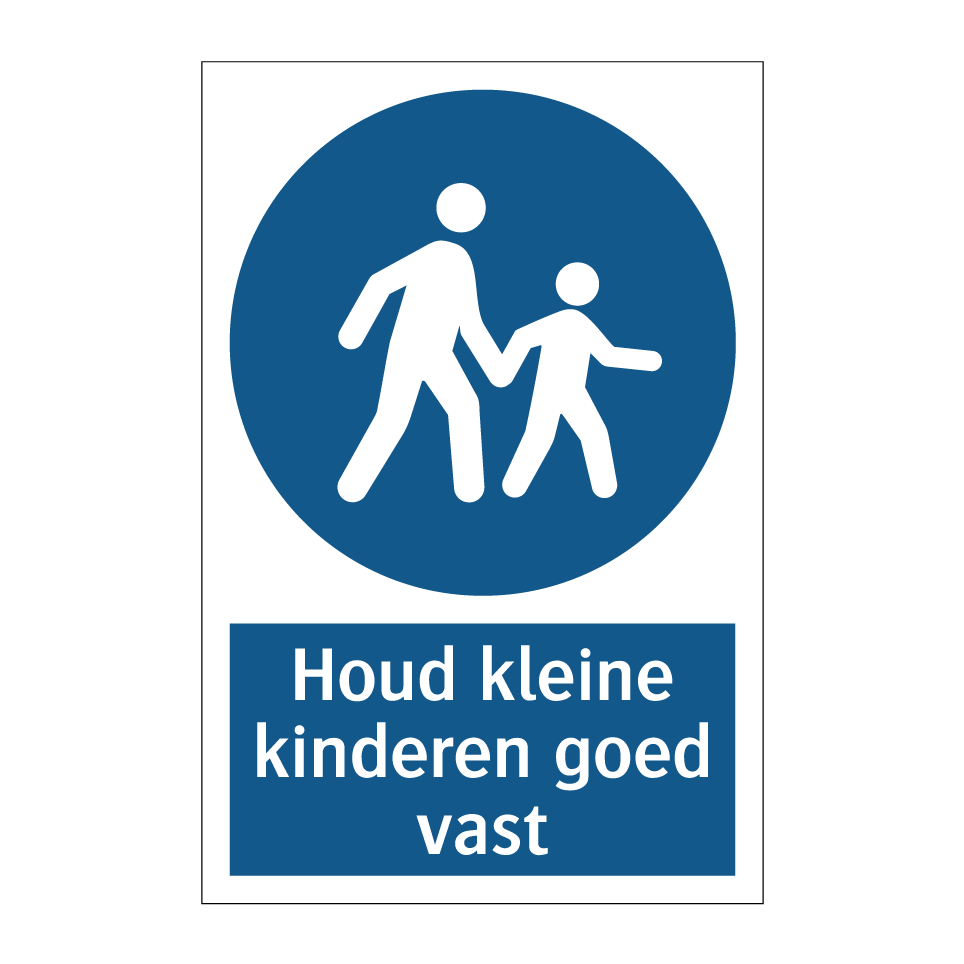 Koop Houd kleine kinderen goed vast bord | SignOnline | NL-M2973