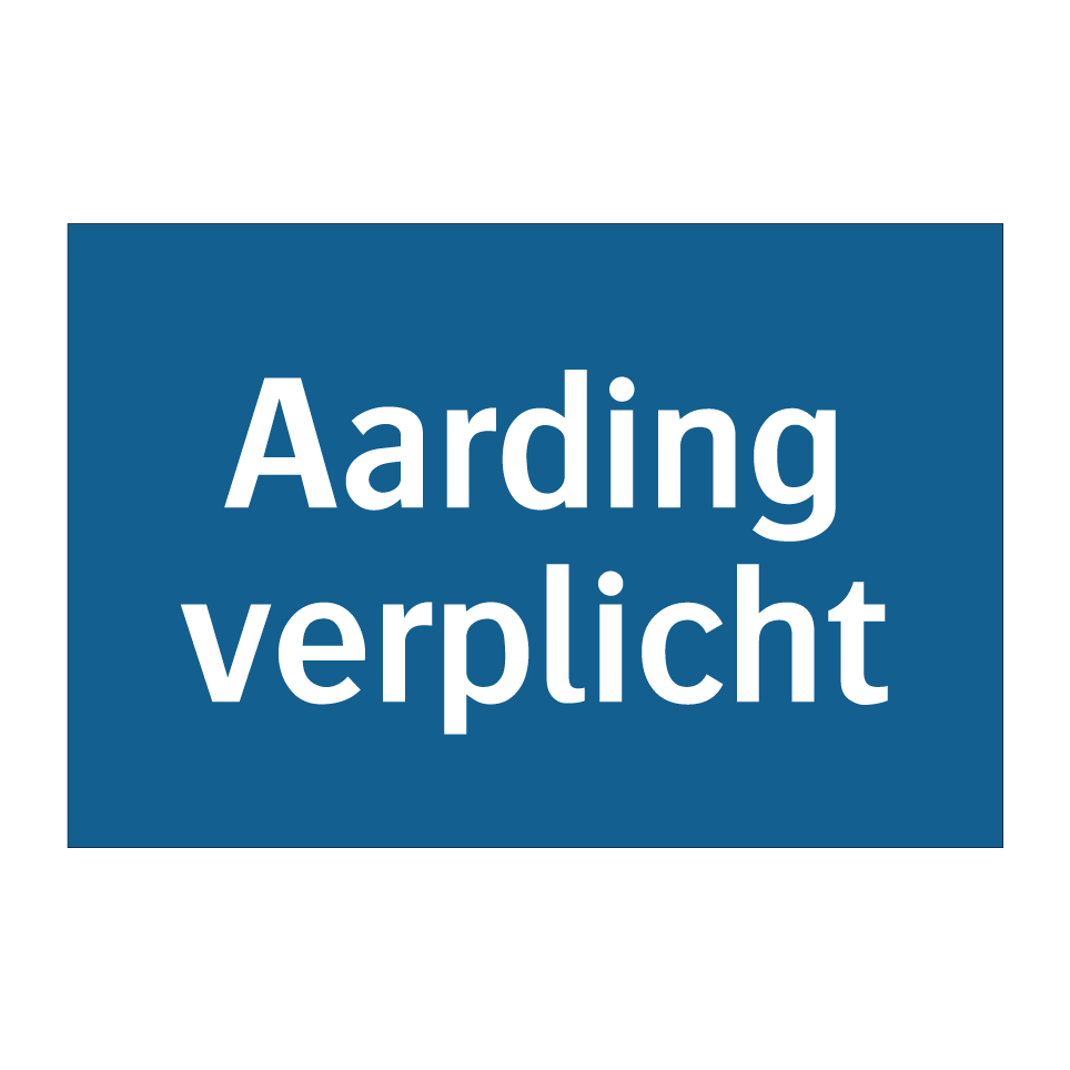 Koop Aarding verplicht bord | SignOnline | NL-M3