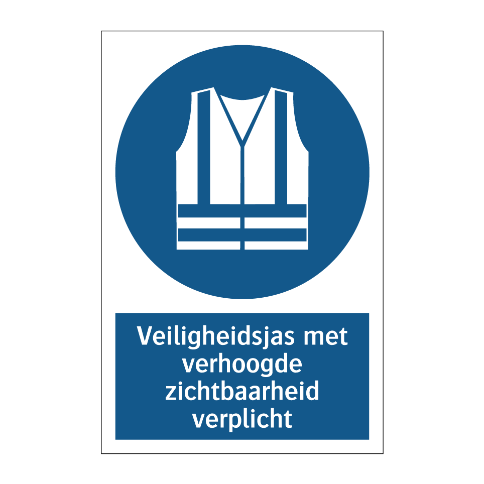 Koop Veiligheidsjas met verhoogde zichtbaarheid verplicht bord ...