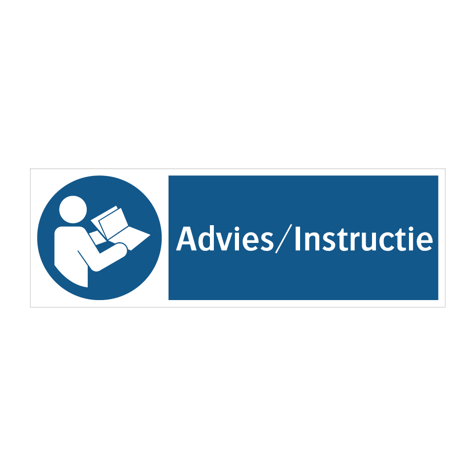 Koop Advies/Instructie bord | SignOnline | NL-M3306