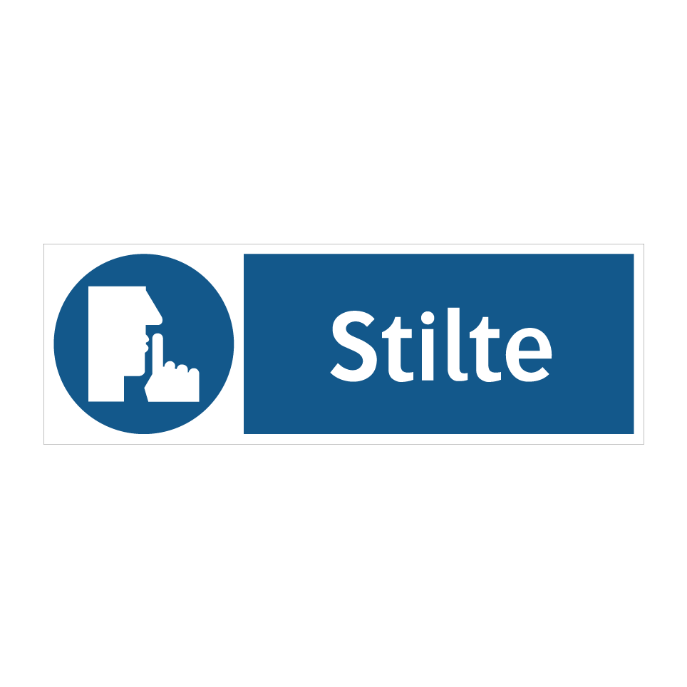 Koop Stilte bord | SignOnline | NL-M3339