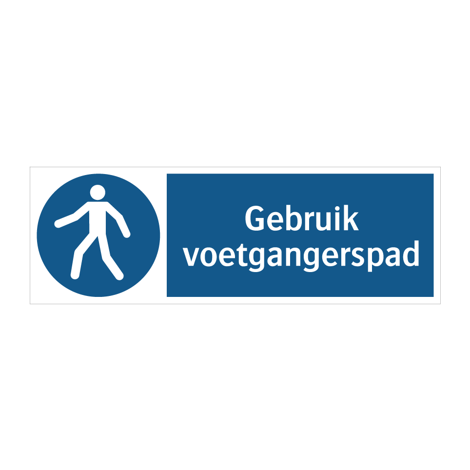 Koop Gebruik voetgangerspad bord | SignOnline | NL-M3450