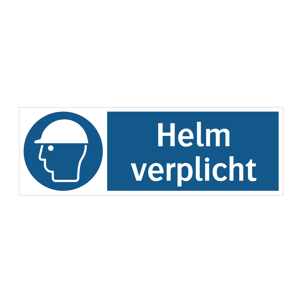Koop Helm verplicht bord | SignOnline | NL-M3467
