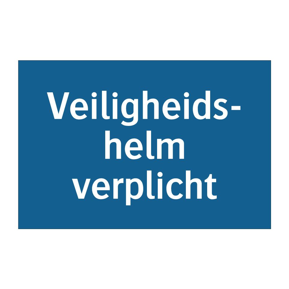 Koop Veiligheids- helm verplicht bord | SignOnline | NL-M946