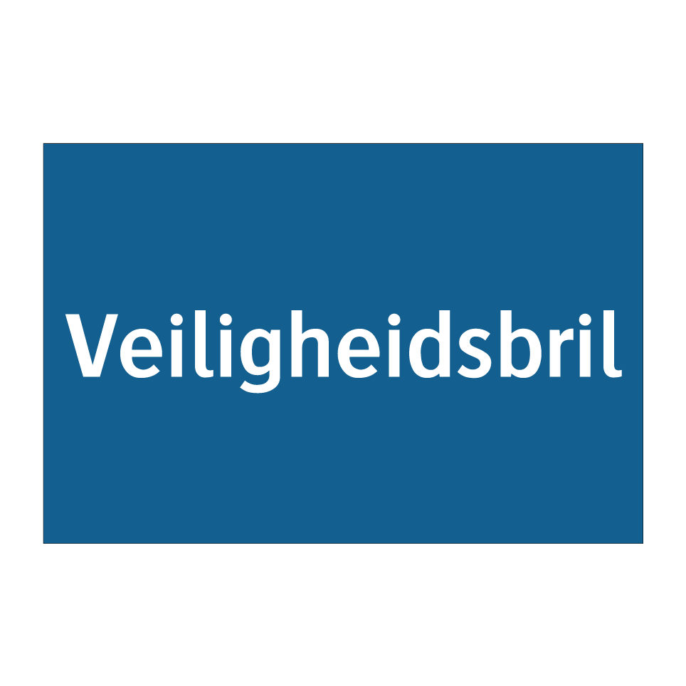 Koop Veiligheidsbril bord | SignOnline | NL-M948