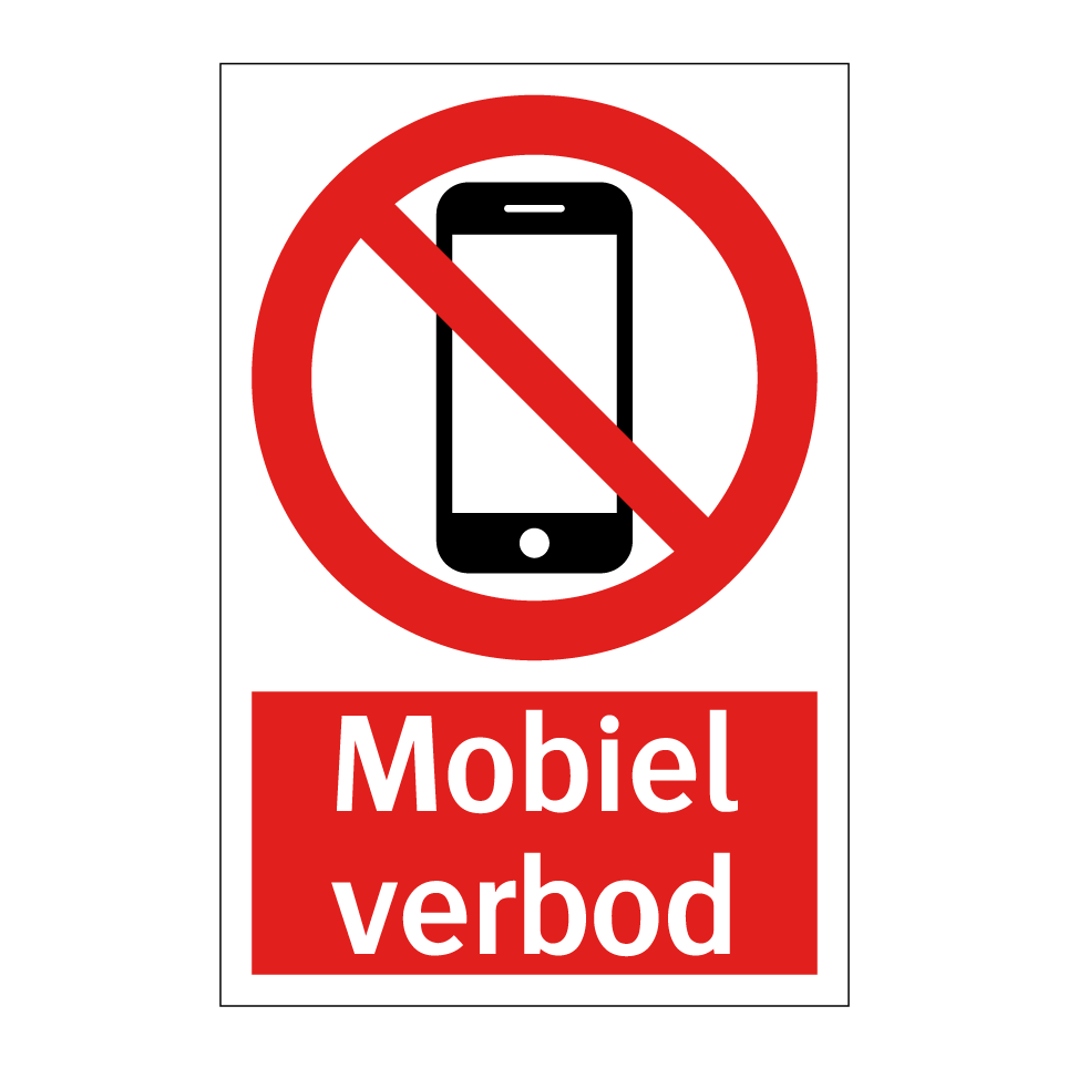 Koop Mobiel verbod bord | SignOnline | NL-P3993