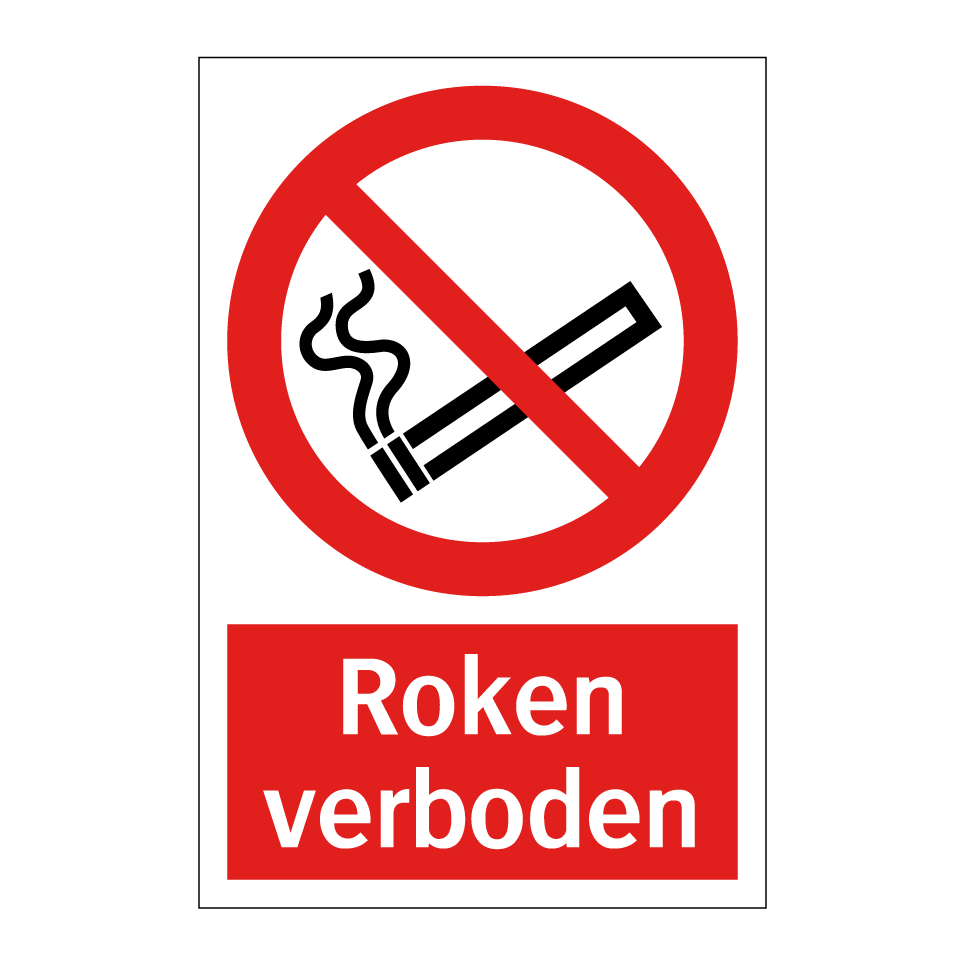 Koop Roken verboden bord | SignOnline | NL-P4330