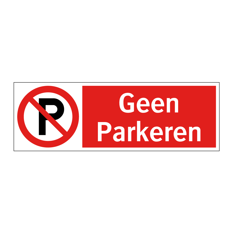 Koop Geen Parkeren bord | SignOnline | NL-P5131