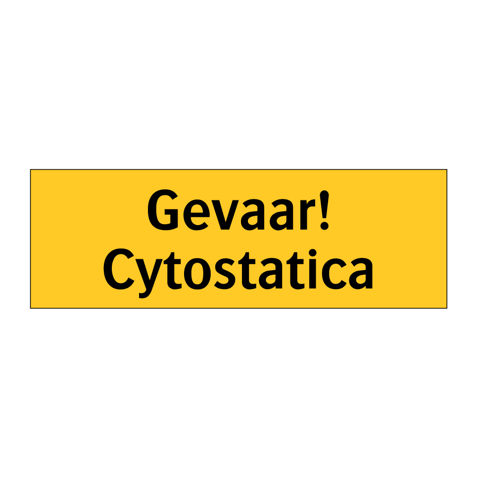 Koop Gevaar! Cytostatica bord | SignOnline | NL-W1086