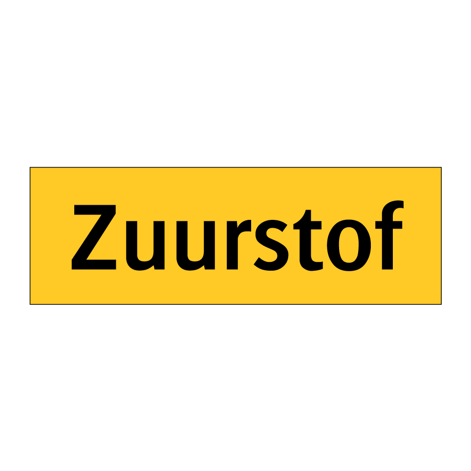 Koop Zuurstof bord | SignOnline | NL-W1544