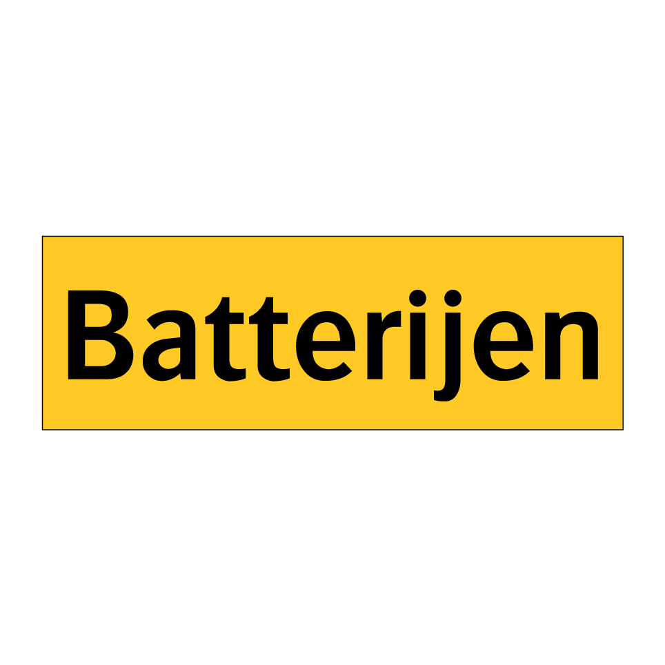 Koop Batterijen bord | SignOnline | NL-W161