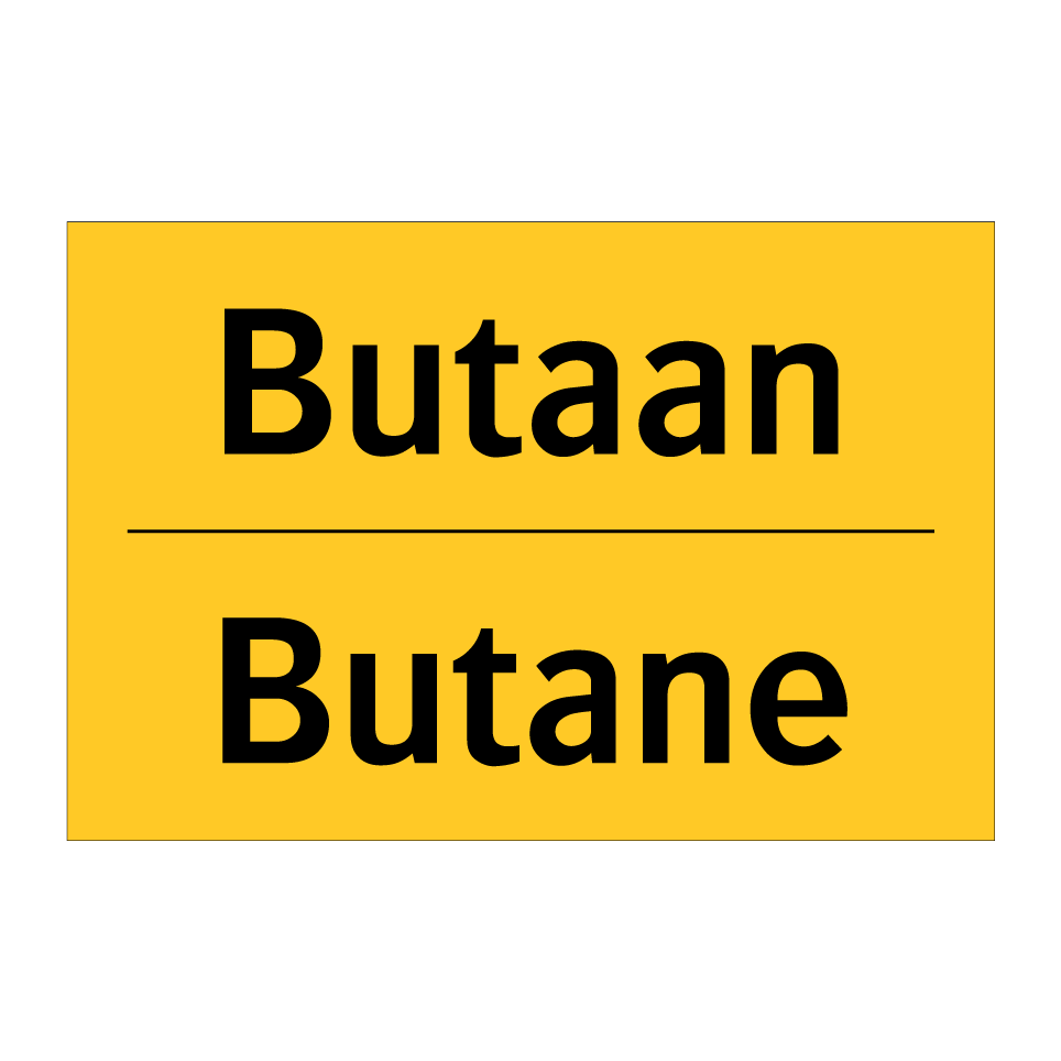 Koop Butaan - Butane bord | SignOnline | NL-W2632