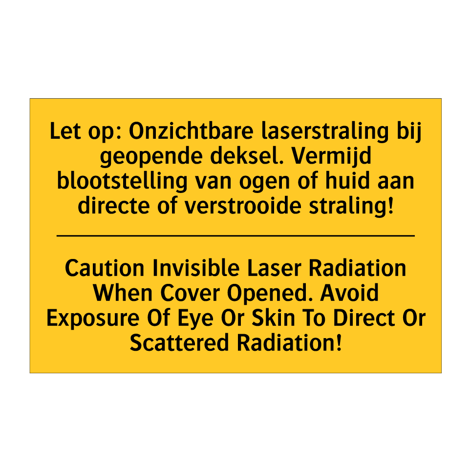 Koop Let op: Onzichtbare laserstraling /.../ - Caution Invisible Laser ...