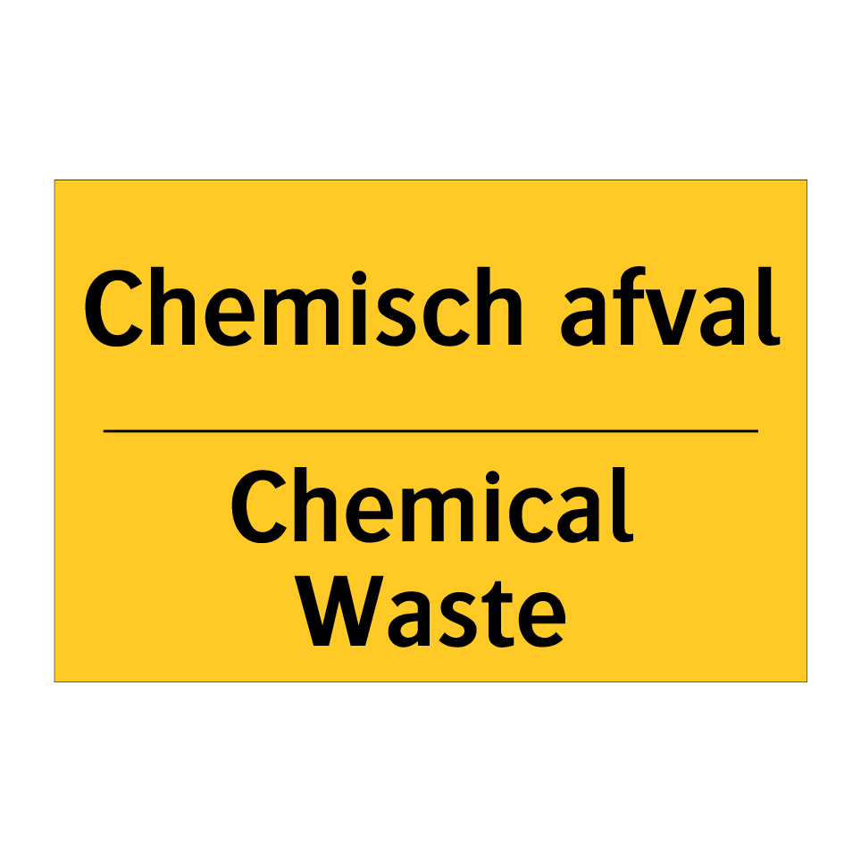 Koop Chemisch afval - Chemical Waste bord | SignOnline | NL-W3209